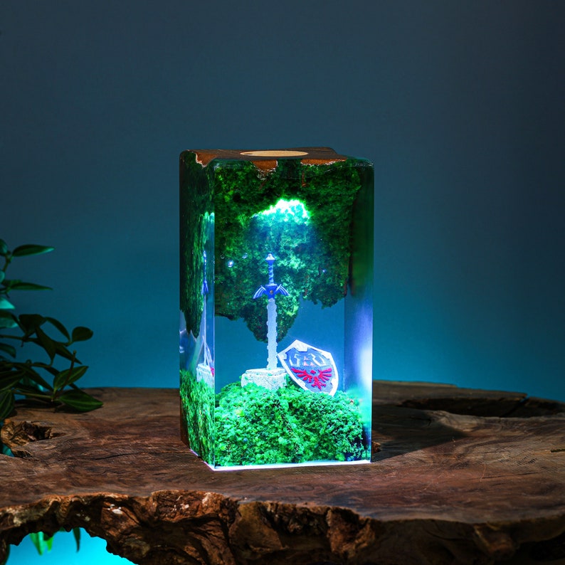 Master Sword With The Shield Night Light – Laxy Art